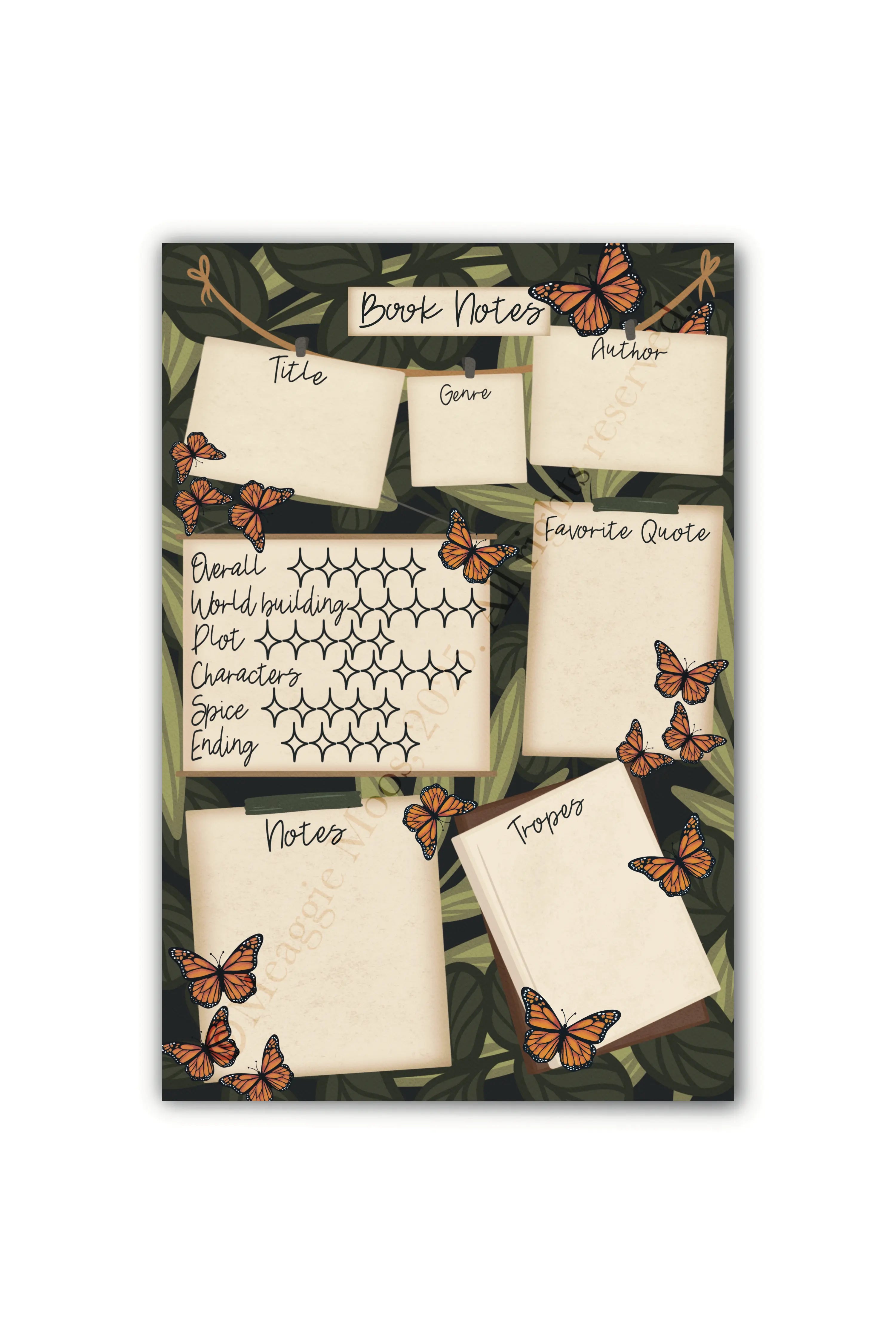 Book Review Post-it® Notepad | Field Notes – Meaggie Moos