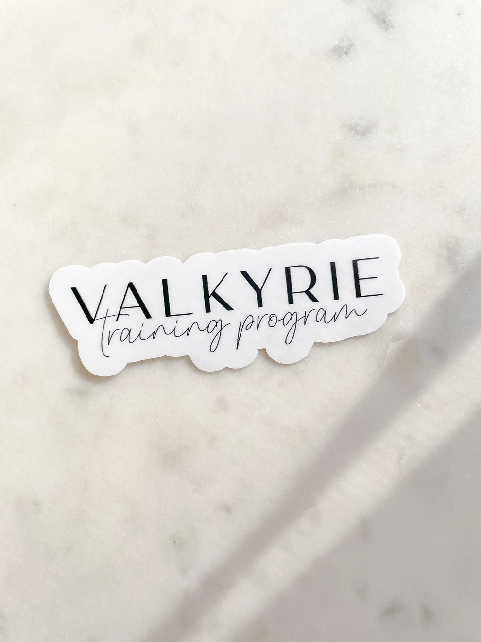 Valkyrie Training Program Waterproof Sticker | A Court of Thorns and R ...